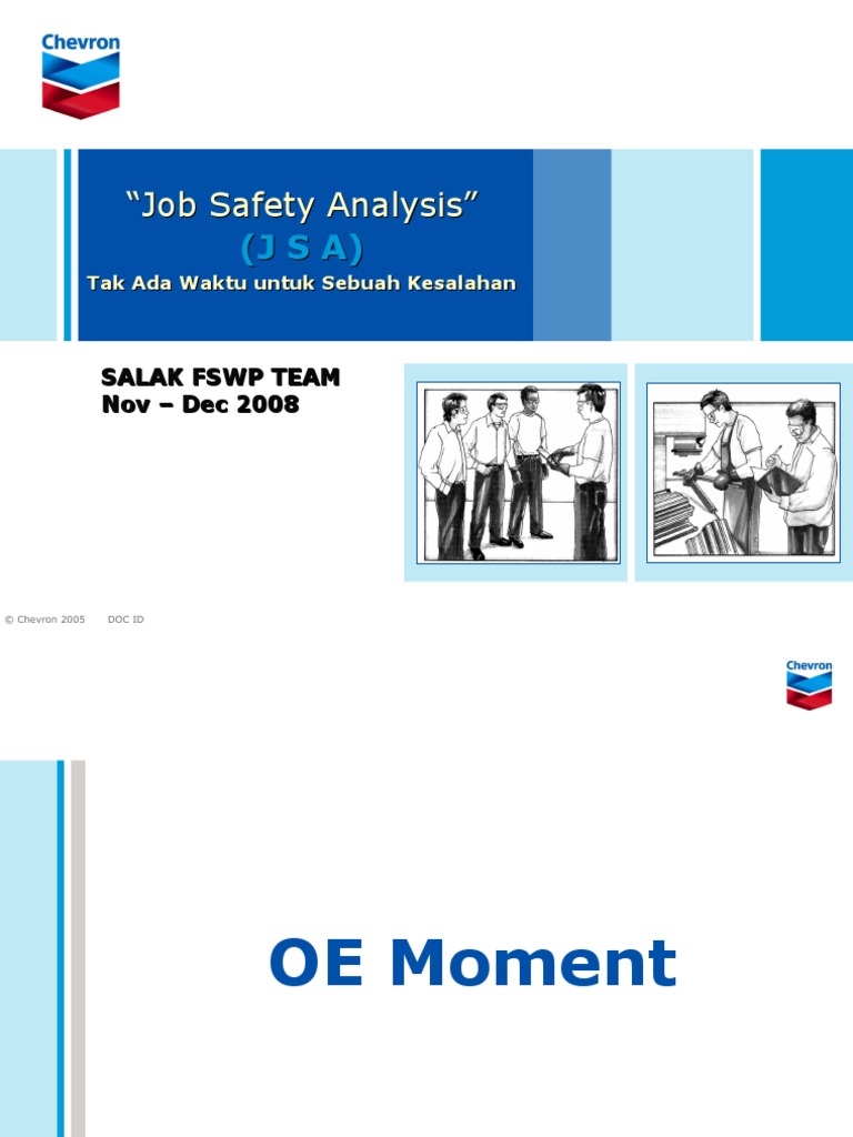 JSA Presentation | PDF | Occupational Safety And Health | Safety