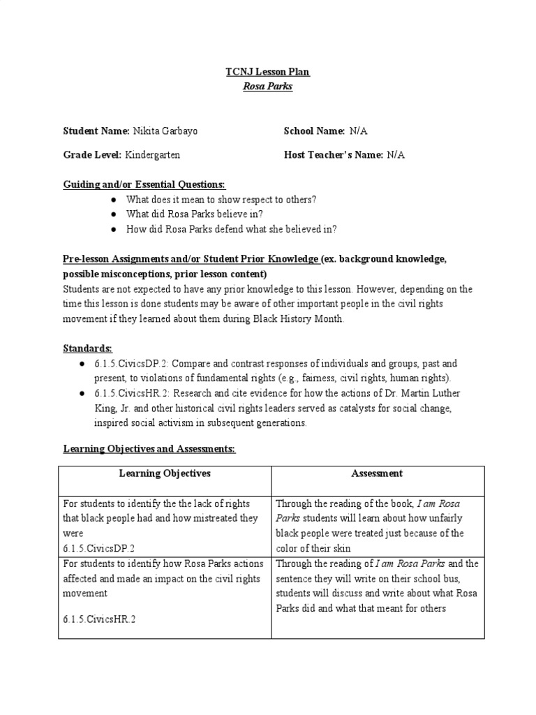 Childrens Book Lesson | PDF | Lesson Plan | Human Nature