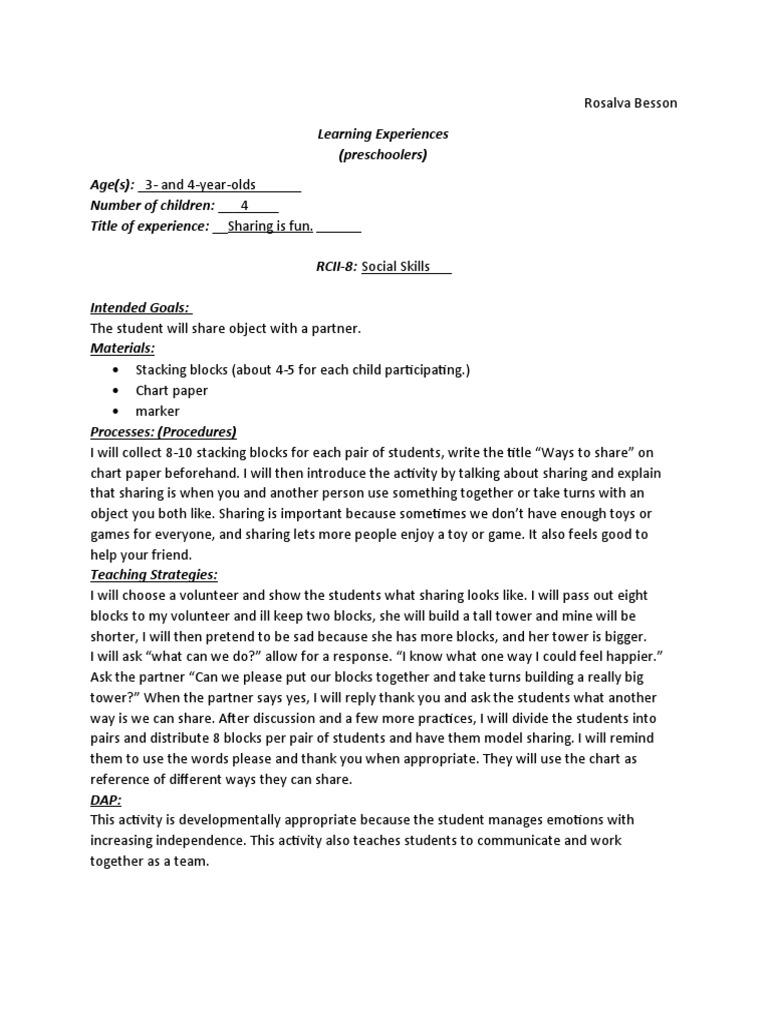 Rcii-8 Social Skills | PDF