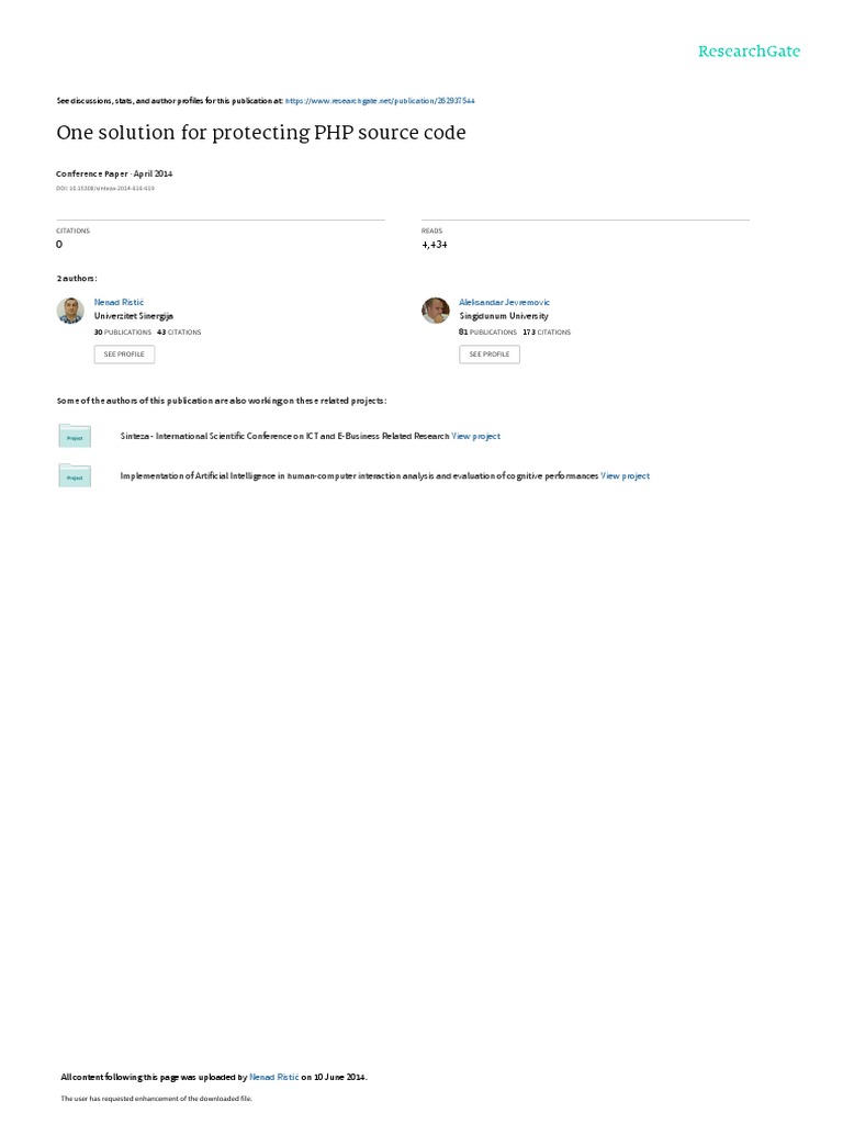 15 One Solution For Protecting PHP Source Code | PDF | Cryptography | Php