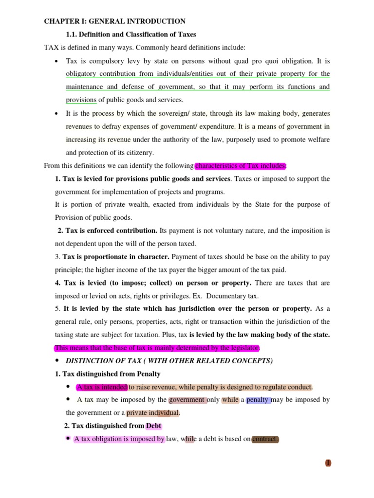 Tax Key Notes | PDF | Taxes | Income Tax