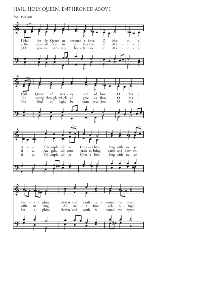 Pbeh Hail Holy Queen | PDF