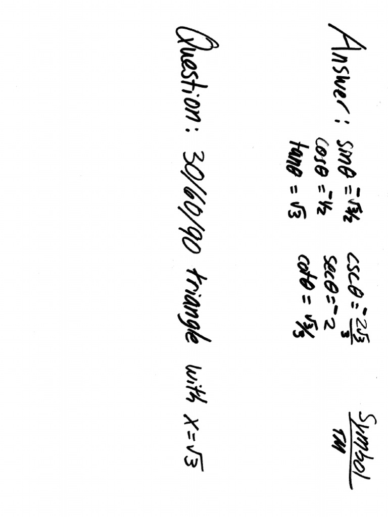 Sohcahtoa Scavenger Hunt | PDF