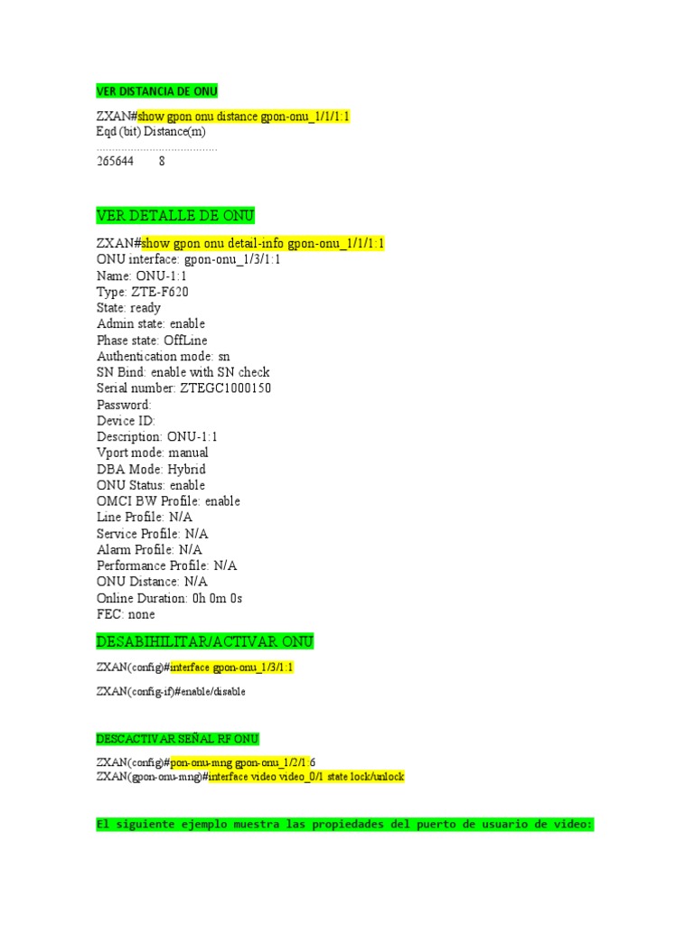 Comandos Basicos | PDF