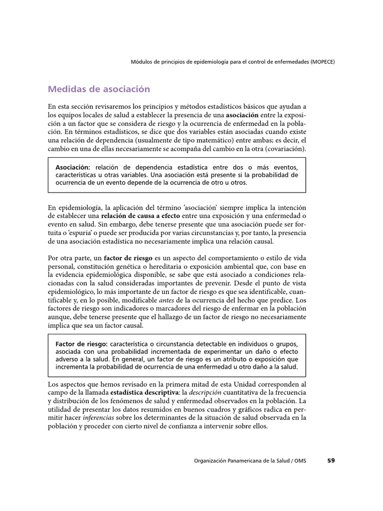 Lectura 4 Semana 4 | PDF | Estadísticas | Epidemiología