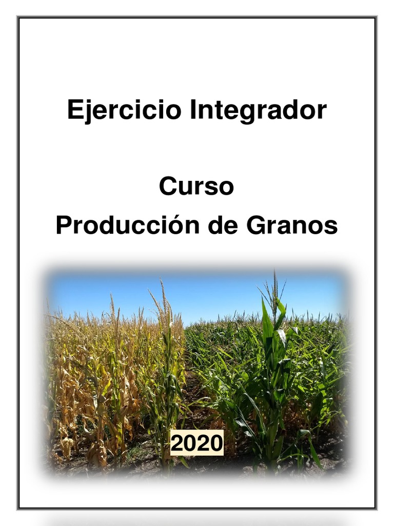 Ejercicio Integrador 2020 | PDF | Fertilizante | Clima