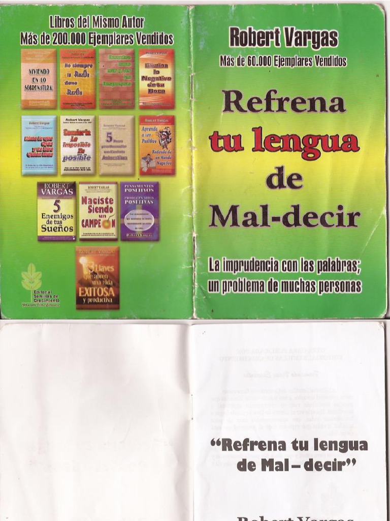 Refrena Tu Lengua de Maldecir PDF | PDF