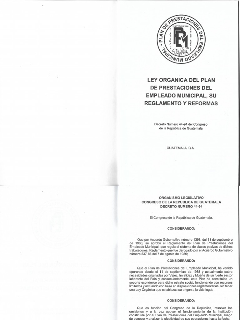 Ley Organica PPEM | PDF