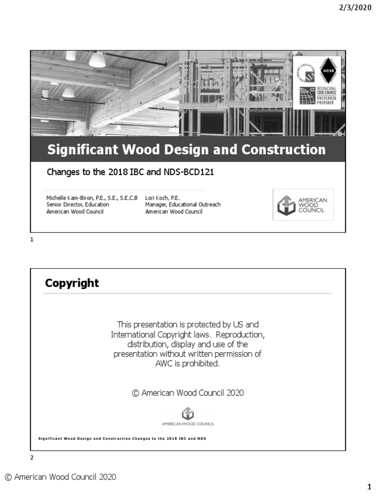 2018 NDS | PDF | Lumber | Wood