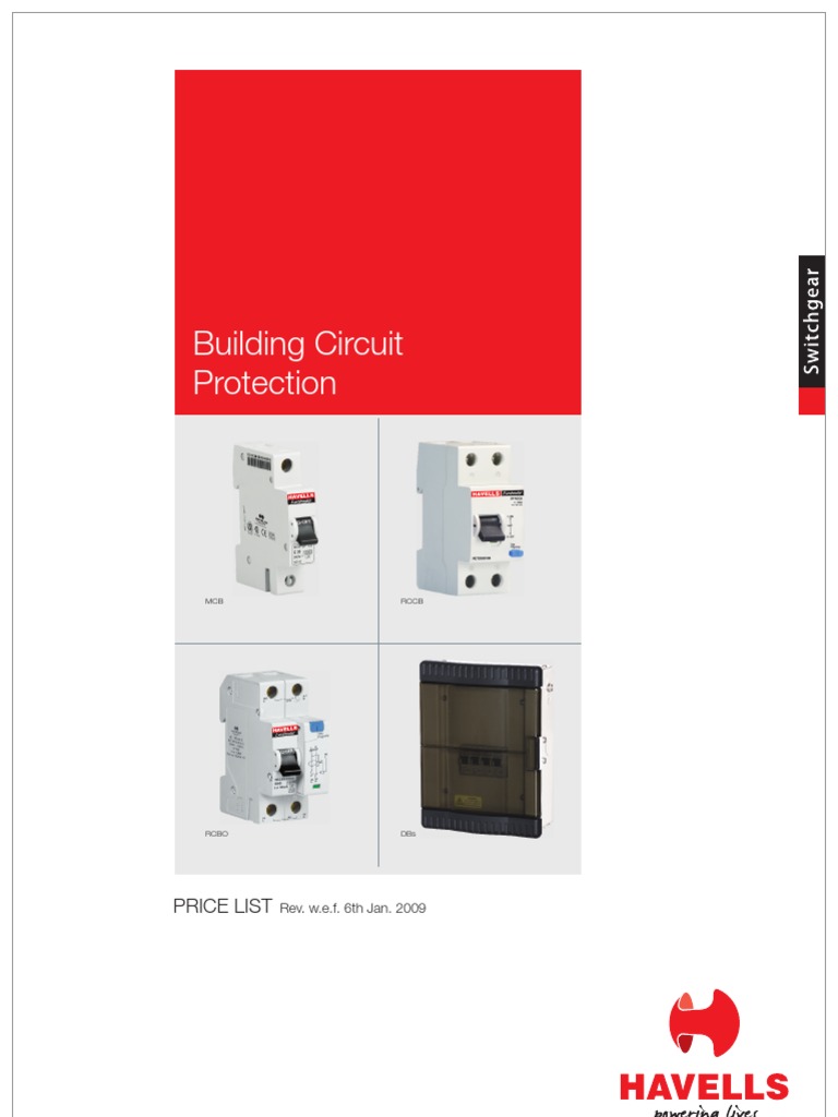Price List MCB Protection | PDF | Electromagnetism | Equipment