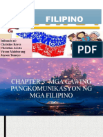 Narrative Report Culminating Activity Filipino | PDF
