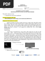 Science 6 Quarter 3 Module 3 Week 3 Forms of Energy: Let's Understand ...