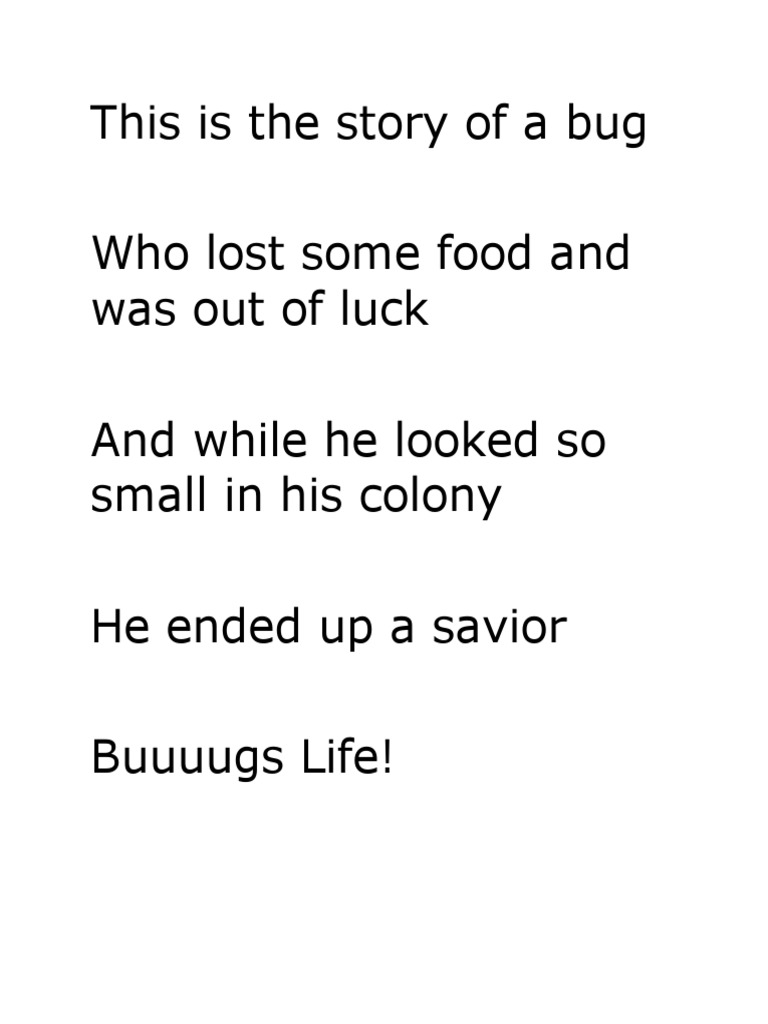 Bugs Life Cheer | PDF