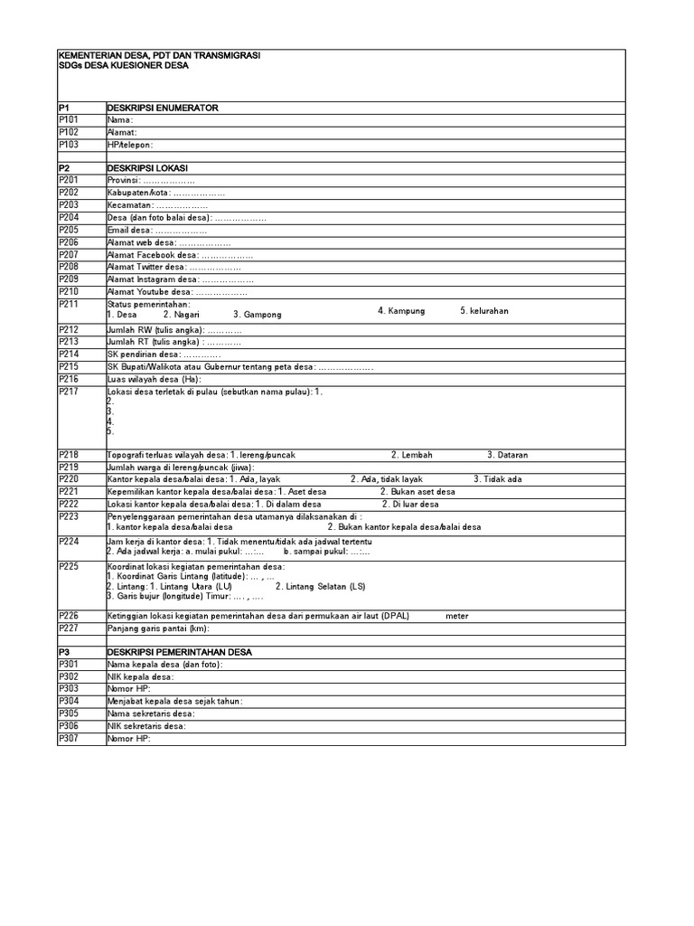 KUES DESA KOREKSI Oke | PDF