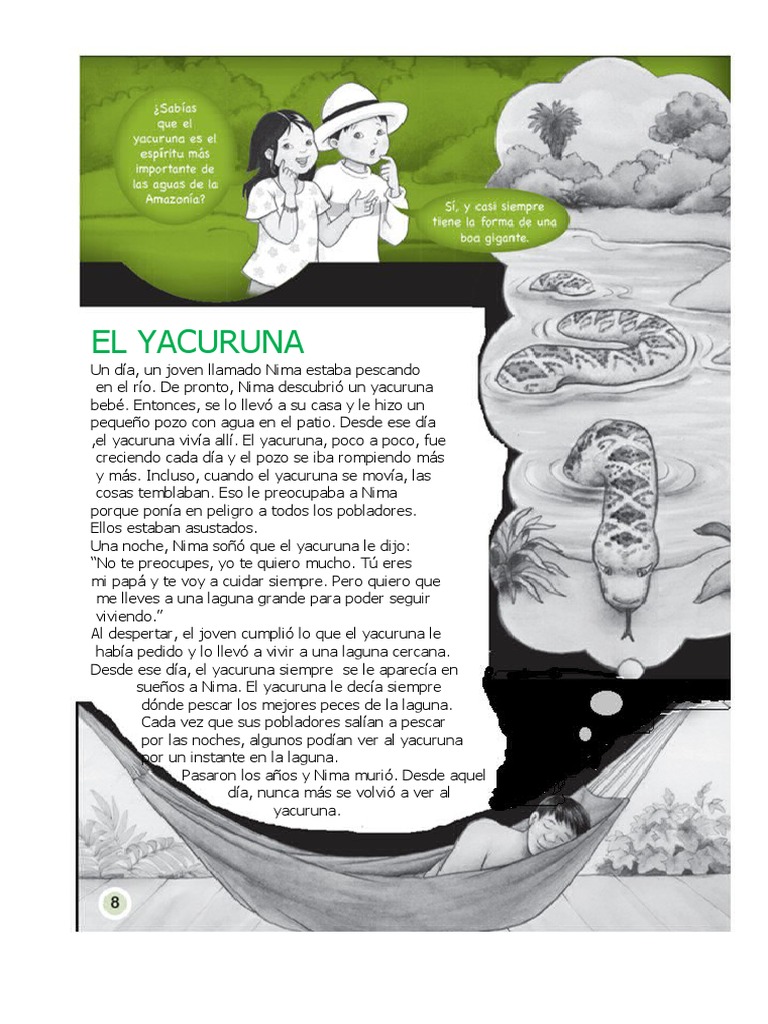 La leyenda del Yacuruna | PDF | Libros para adolescentes