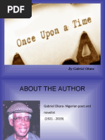 Analysis of Poem Once Upon A Time by Gabriel Okara | PDF | Poetry ...