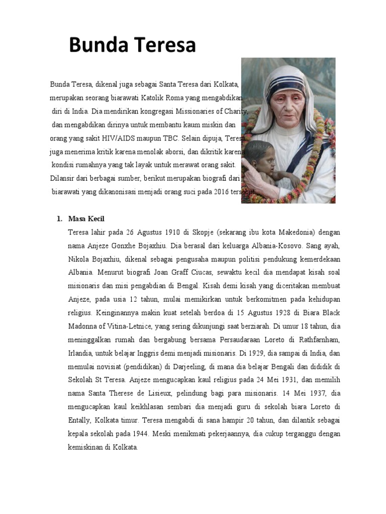 Bunda Teresa | PDF