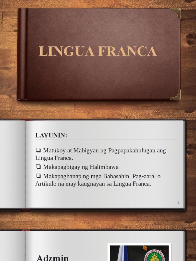 Lingua Franca 1 | PDF