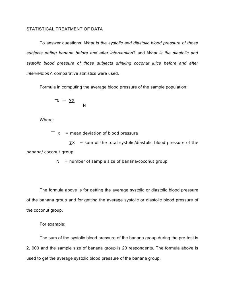 Statistical Treatment of Data | PDF | Student's T Test | Sample Size ...