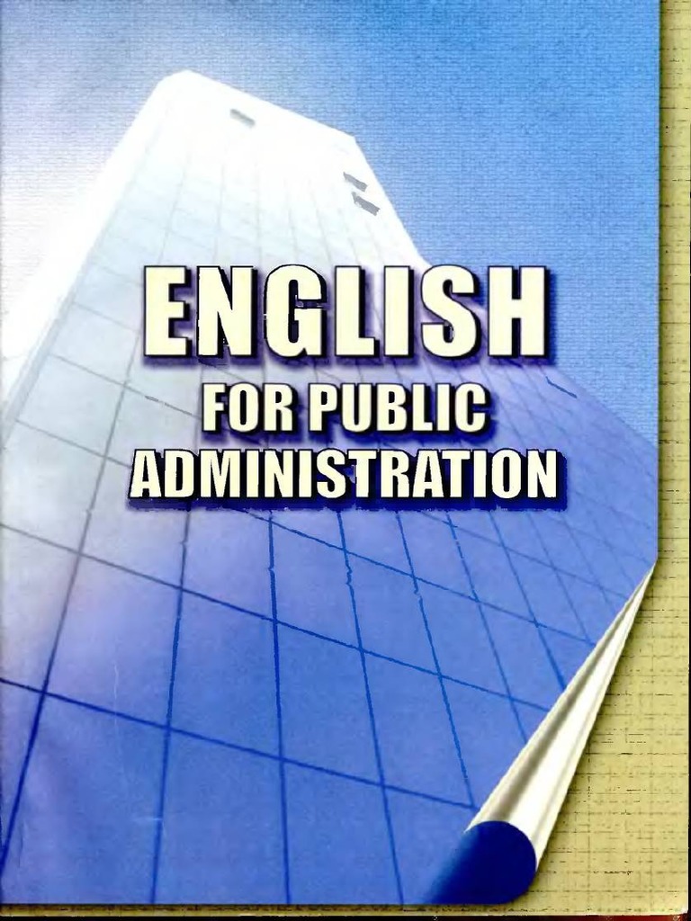 English For Public Administration | PDF
