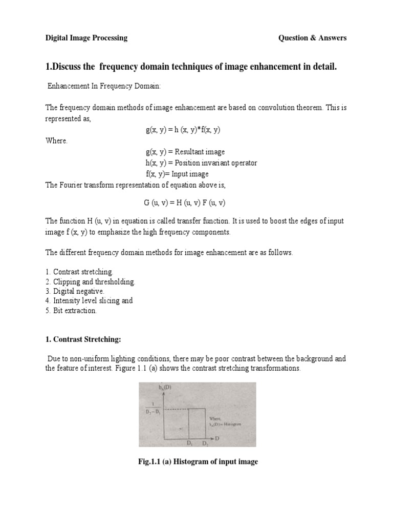 Image Processing | PDF | Filter (Signal Processing) | Low Pass Filter
