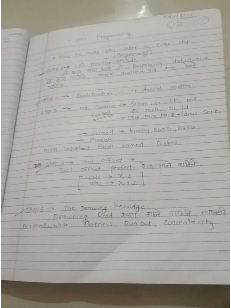 VMC G Code Basic | PDF