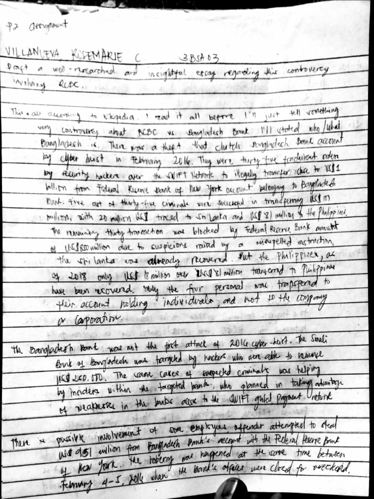 Villanueva, Rosemarie C. Bam 213 P2 Assignment1 | PDF