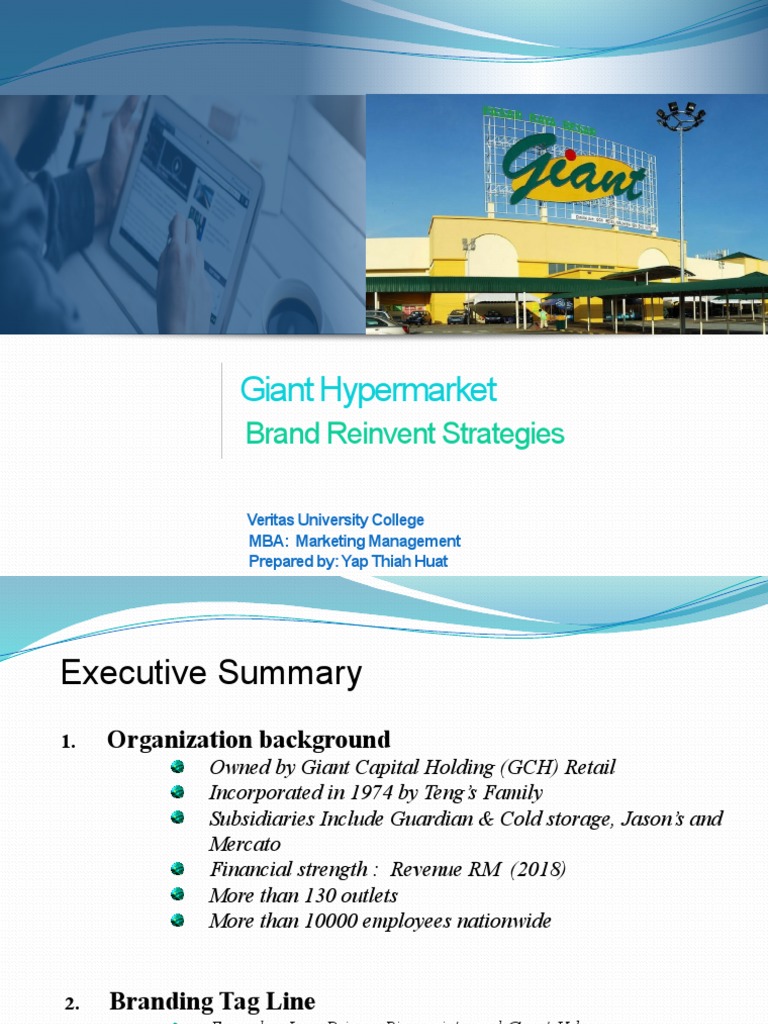 Giant Hypermarket: Brand Reinvent Strategies | PDF | Value Chain | Retail