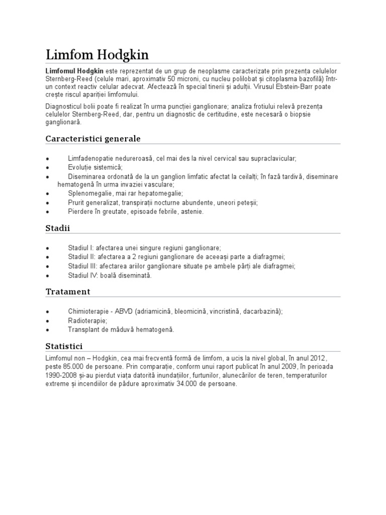 Limfom Hodgkin | PDF