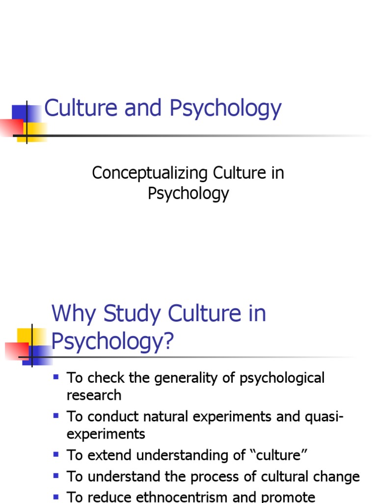 Culture and Psychology | PDF | Schema (Psychology) | Self
