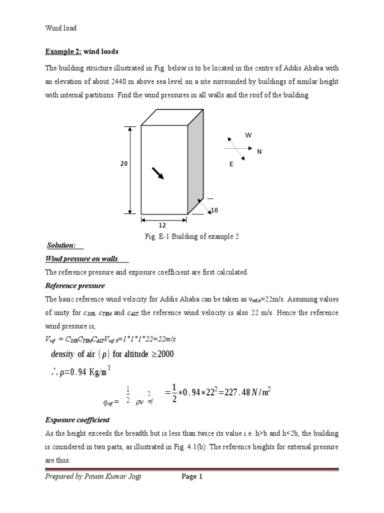 Chapter3 - Analysis Ofwind Loads Acting On Structures | PDF | Wound ...
