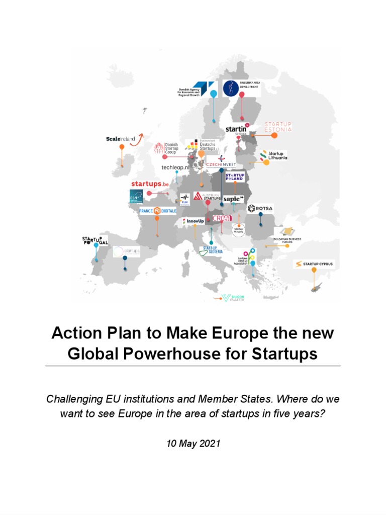 Europe’s Startup Action Plan 2021 | PDF | Startup Company | Small ...