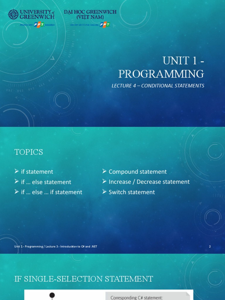 Lecture 4 Conditional Statement Pdf Computer Science Computer 7409