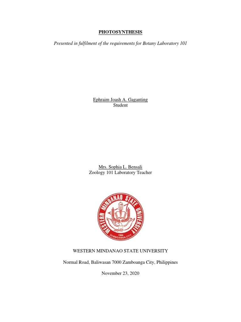 Photosynthesis Experiments Overview | PDF | Photosynthesis | Plants
