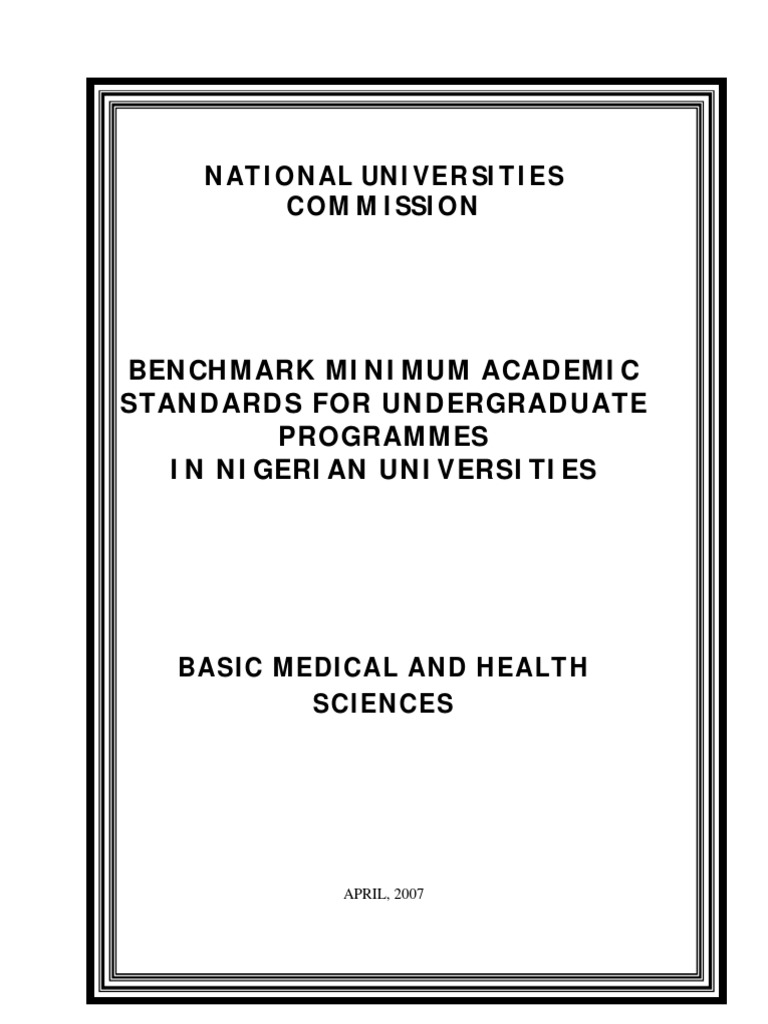 Nuc Benchmark Nursing | PDF | University And College Admission | Anatomy