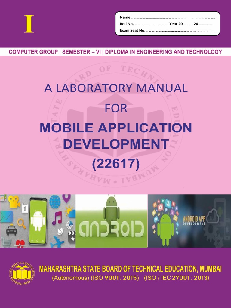 22617-Mobile Application Development | PDF | Android (Operating System ...
