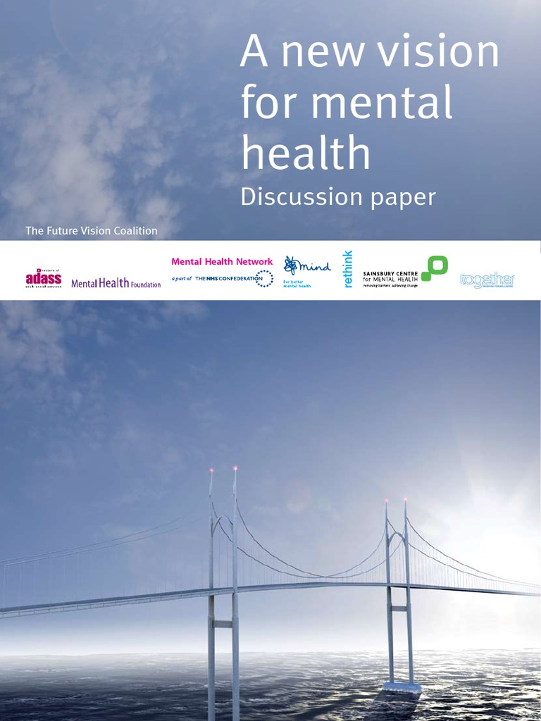 A New Vision For Mental Health | PDF | Recovery Approach | Mental Health