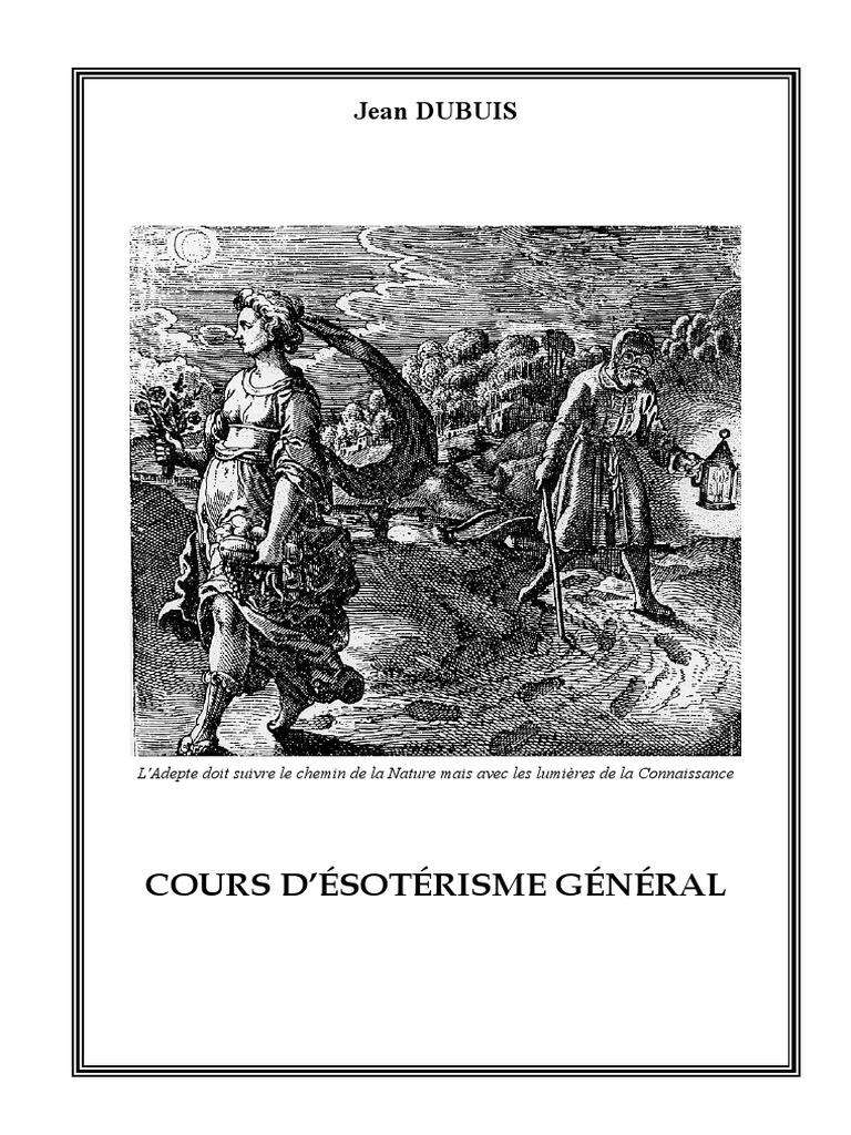 Cours D'ésothérisme Général, Jean Dubuis | PDF | Développement personnel