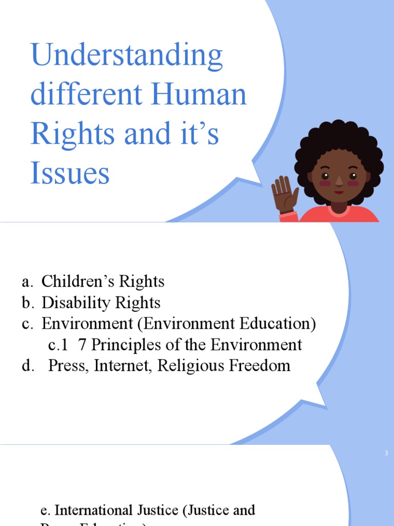 Understanding Different Human Rights and It's Issues | PDF | Disability ...