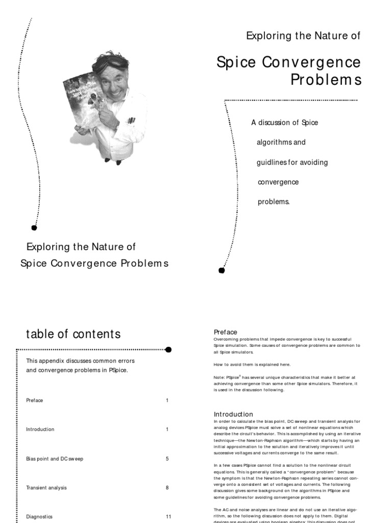 Spice Convergence Problems: Exploring The Nature of | PDF | Spice | Inductor