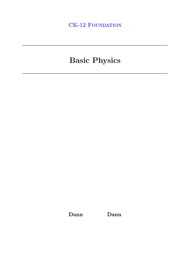 Basic Physics | PDF | Waves | Light