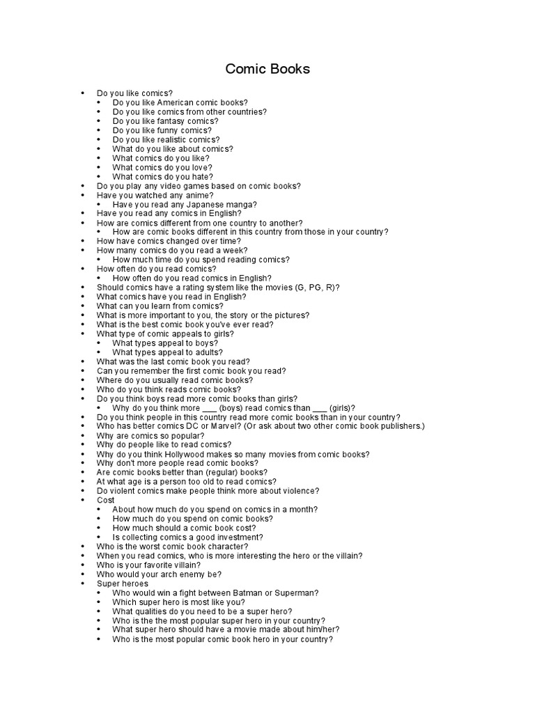 Comic Books | PDF | Superheroes | Comic Book