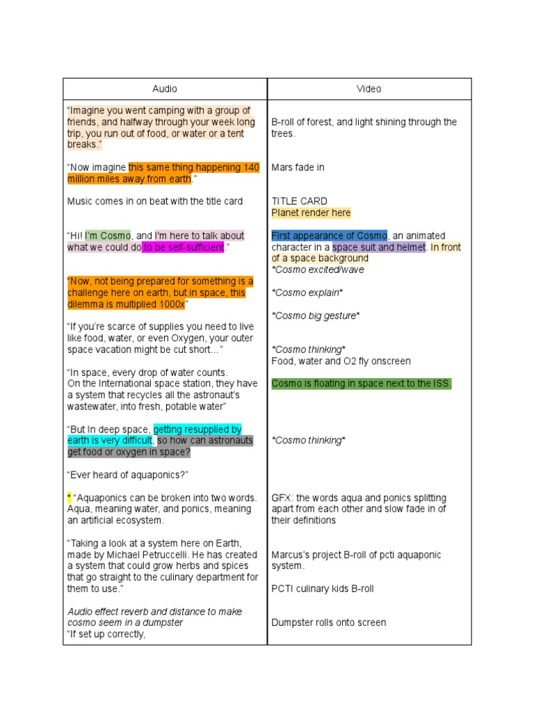 Nasa Hunch Script - Ls MM | PDF | Outer Space | Spaceflight