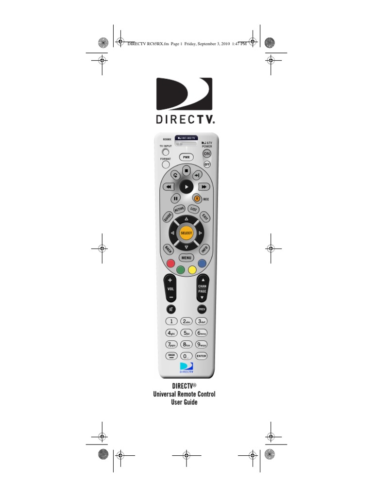 RC65X Remote | PDF | Remote Control | Digital Video Recorder