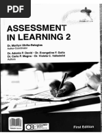 TEXTBOOK - Assessment of Learning 1 | PDF