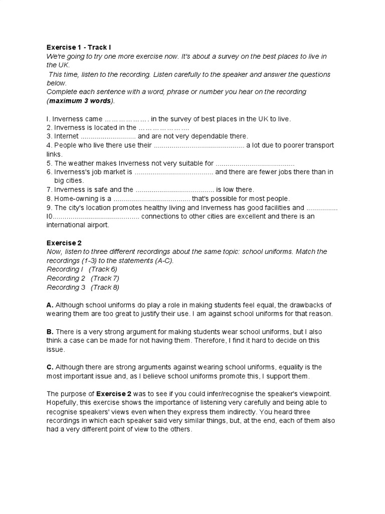 Exercise 1234 | PDF | Cognition