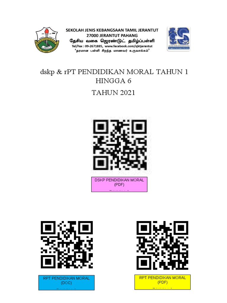 QR Code RPT Moral 2021 | PDF