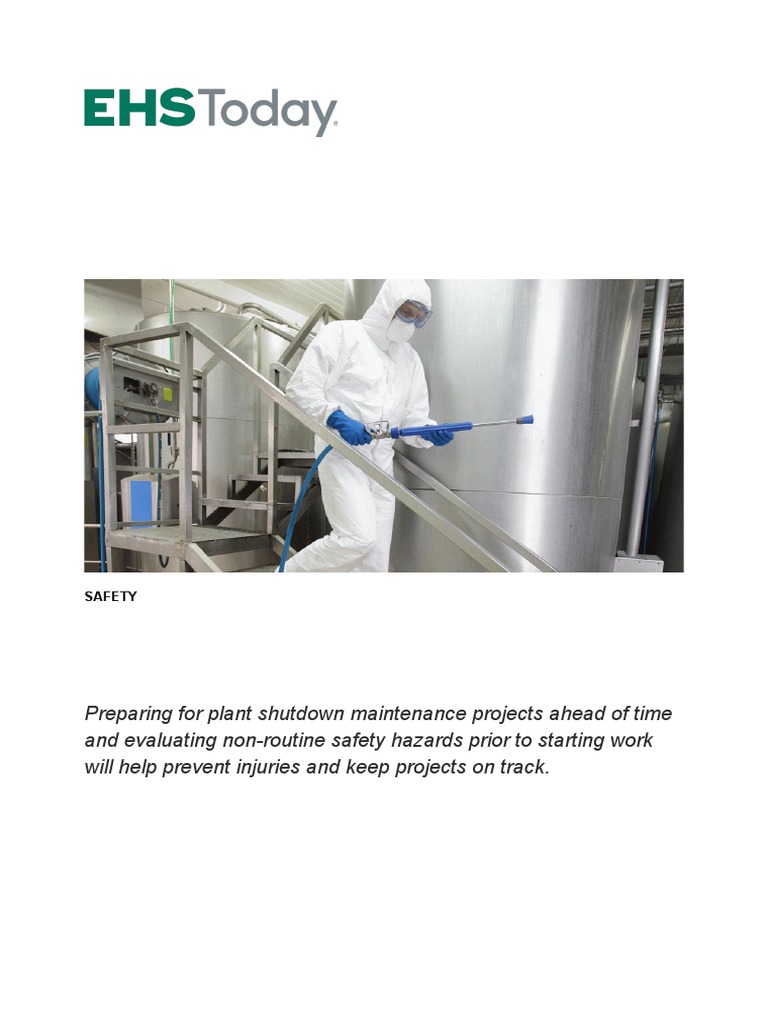 Shutdown Safety | PDF