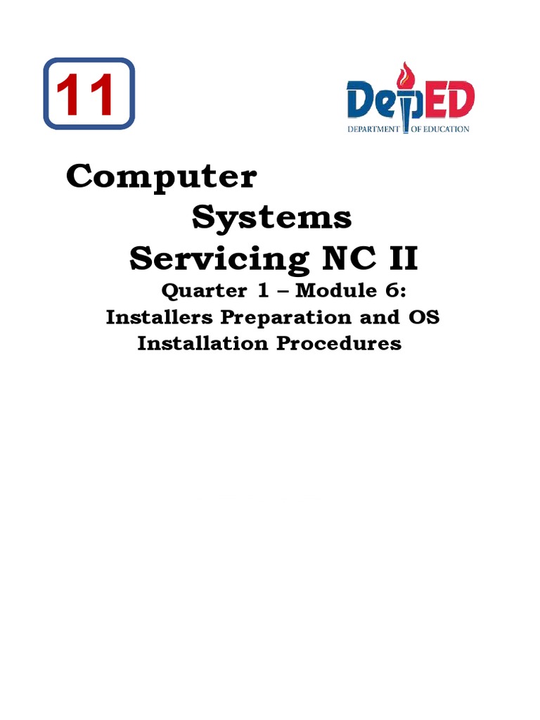 CSS G11 Module 6 Q1 | Download Free PDF | Usb Flash Drive | Booting