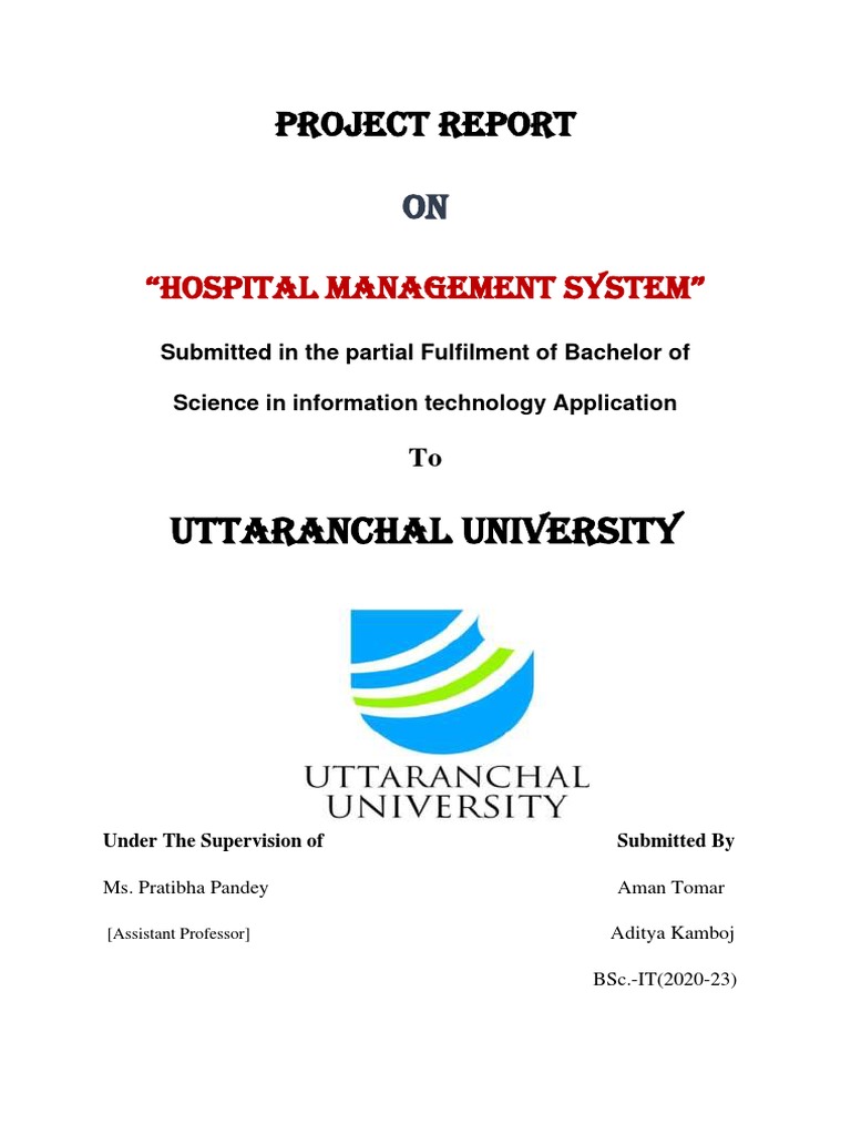 Hospital Management System | PDF | Medical Record | Graphical User ...
